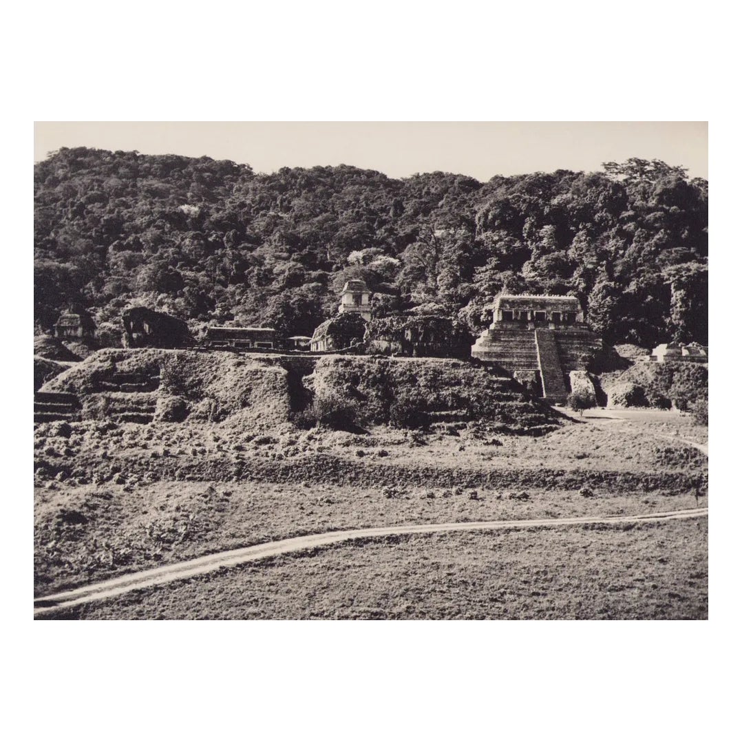 Hanna Seidel, Mexican Ruins, Maya, Black and White Photograph, 1960s ...