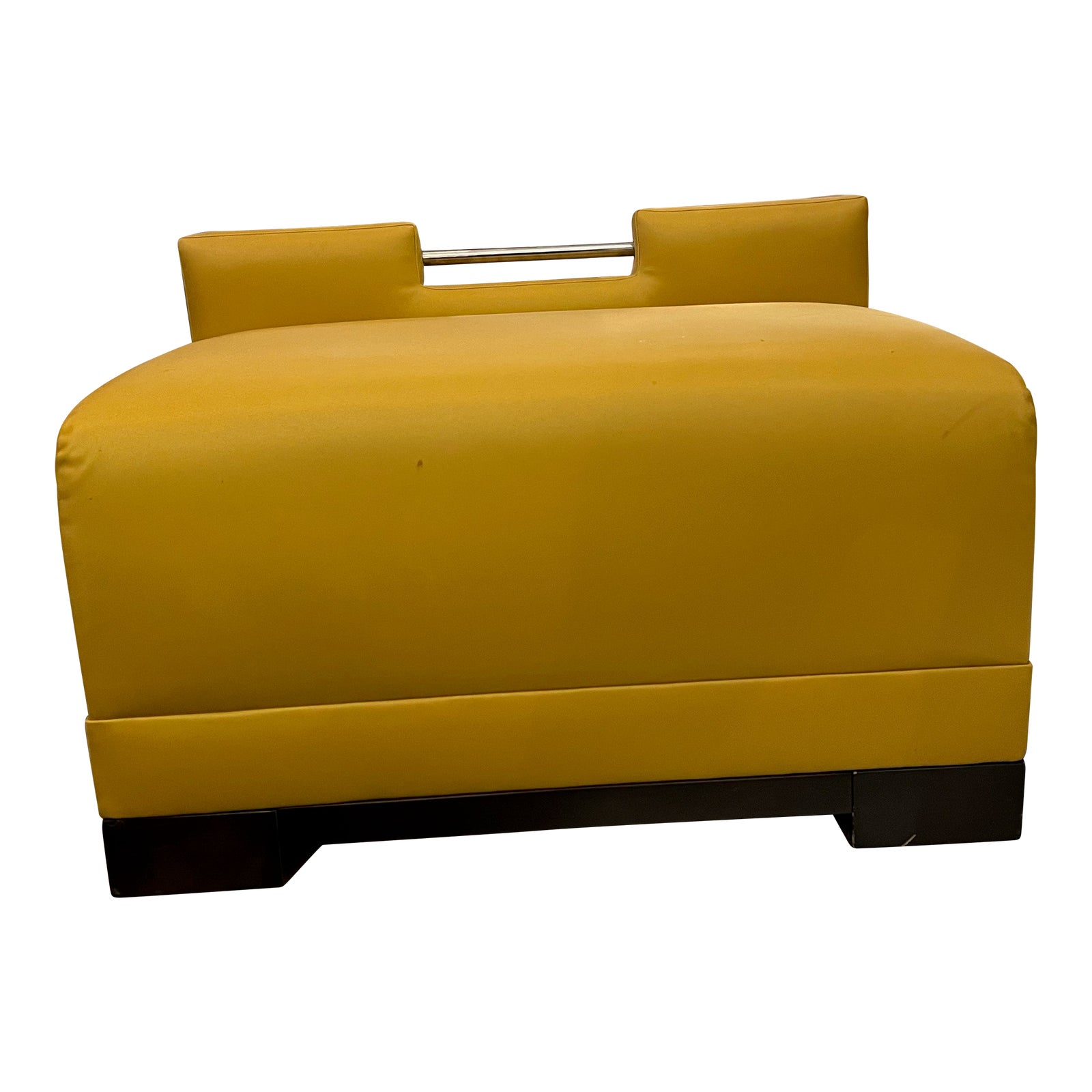 Modern Custom Ottoman | Chairish