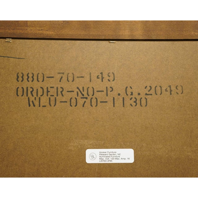 Hooker Furniture Solid Cherry Italian Neoclassical 30" Illuminated ...