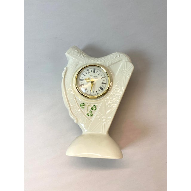 Late 20th Century Irish Parian Donegal China Harp Shaped Battery ...