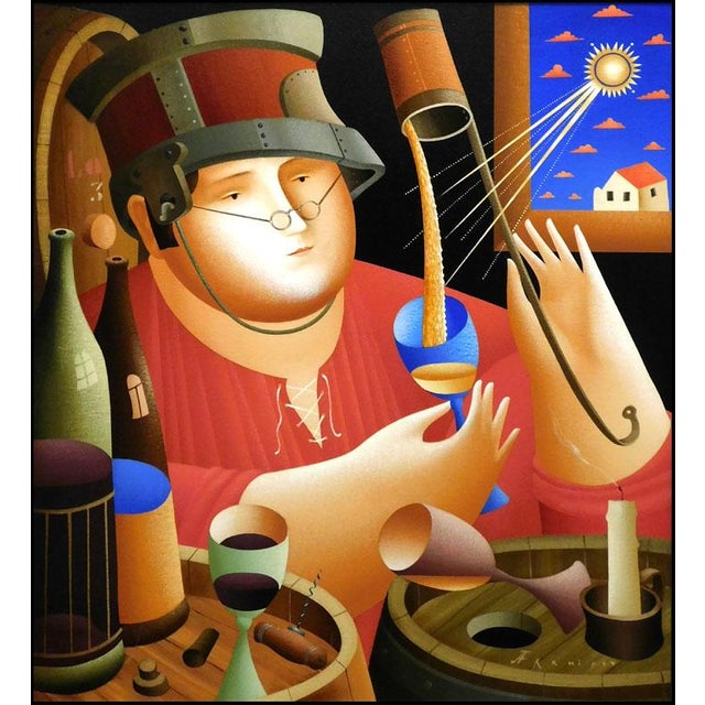 Anton Arkhipov "Color of Sun-Wine Grower's Series" Hand Signed on ...