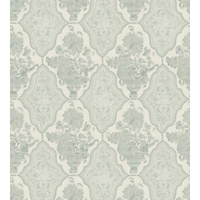 Cameo Vase Wallpaper - Light Gray - Sample | Chairish