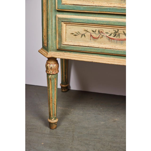 Canted Corner, Painted Venetian Commode | Chairish