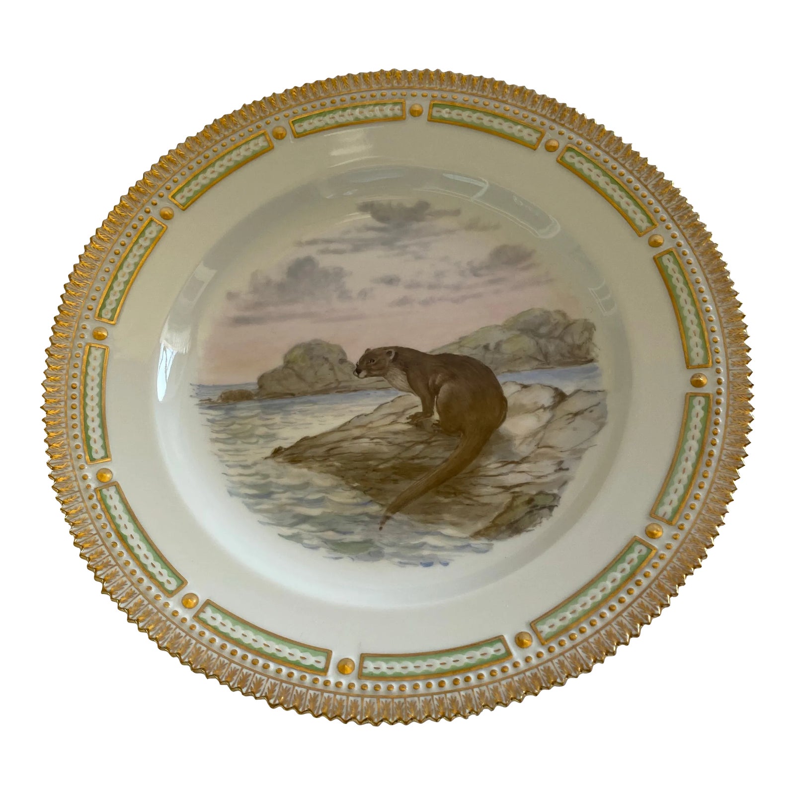 1960s Royal Copenhagen Fauna Danica Dinner Plate | Chairish