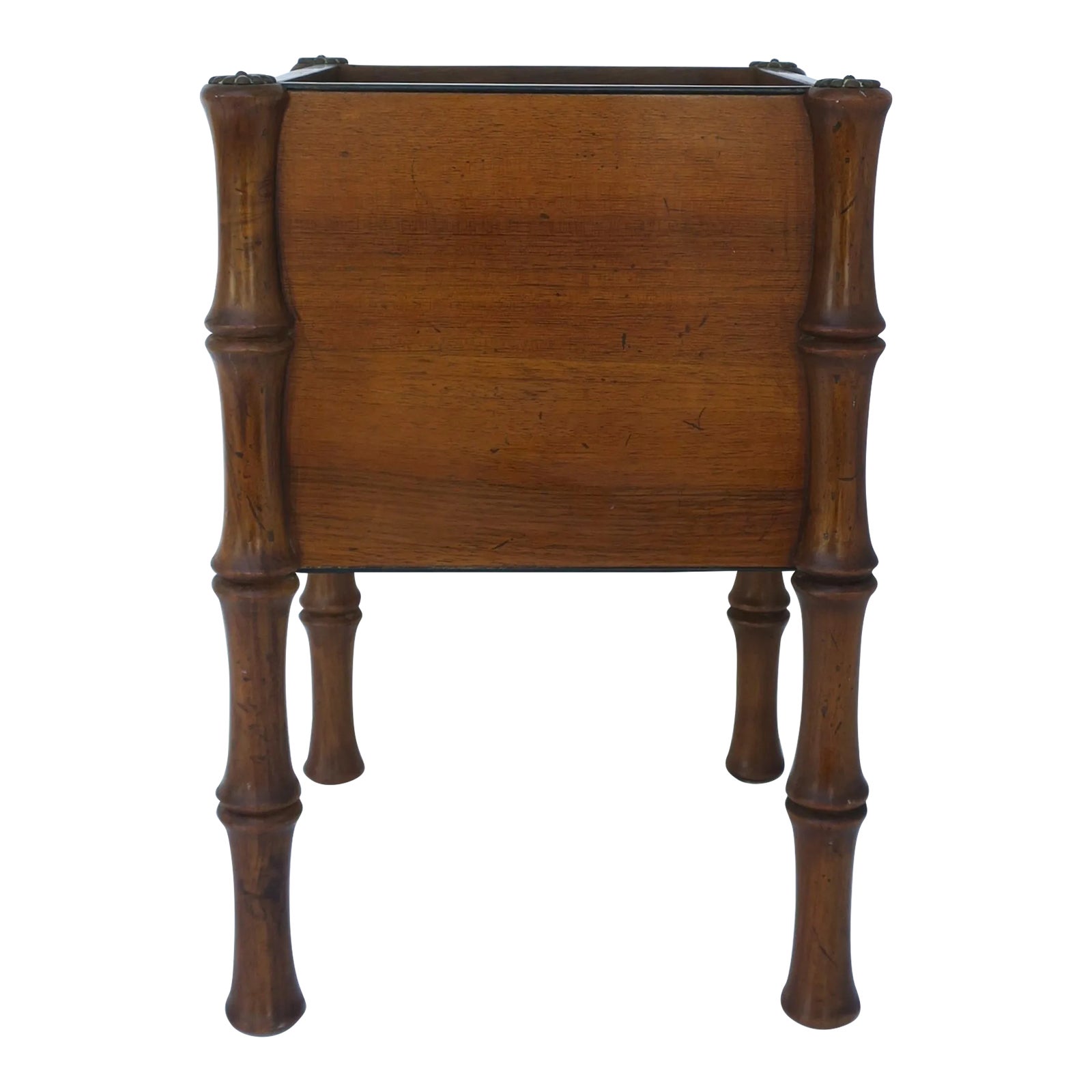 Italian Plant Stand With Bamboo-Esque Design | Chairish