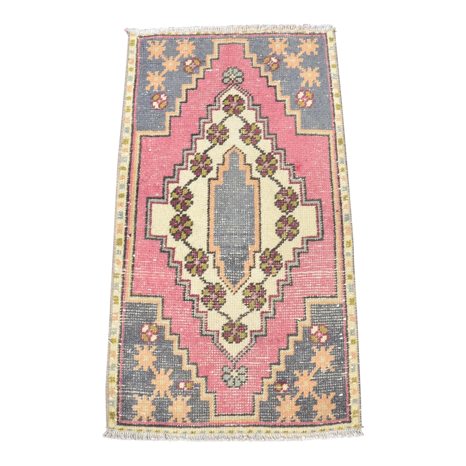 Bohemian Anatolian Wool Rug | Chairish
