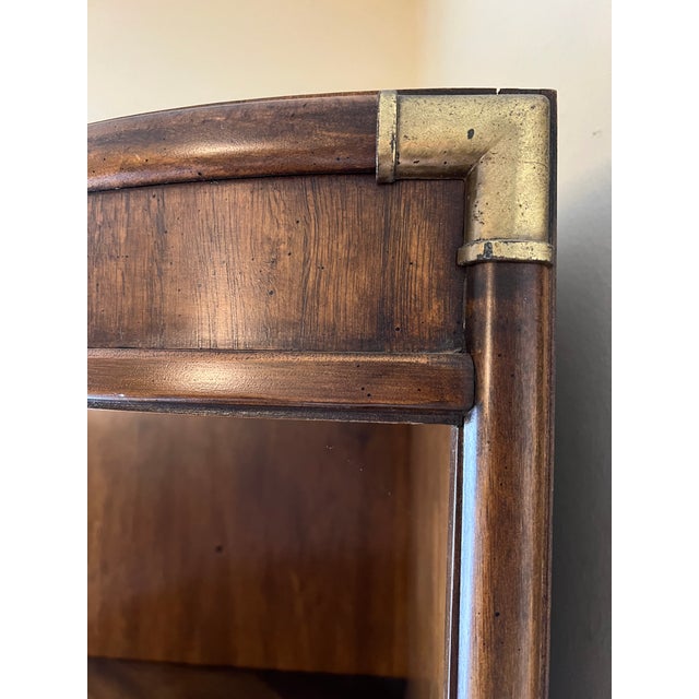 1970s Drexel Heritage Mid-Century Modern Solid Wood Corner Bookcase ...