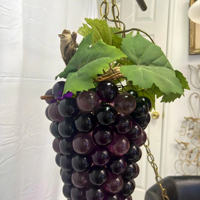 Mid-Century Grape Pendant Light Fixture Circa 1950s | Chairish