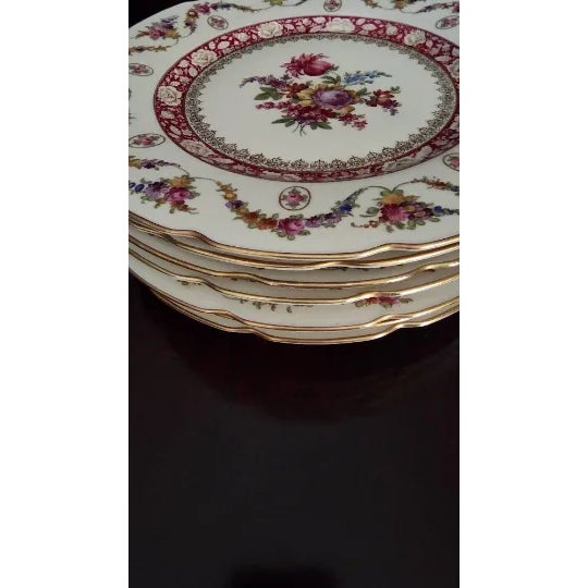 Vintage Dinnerware Dresden Dinnerware Fine Dinner Plates Set of 12 ...
