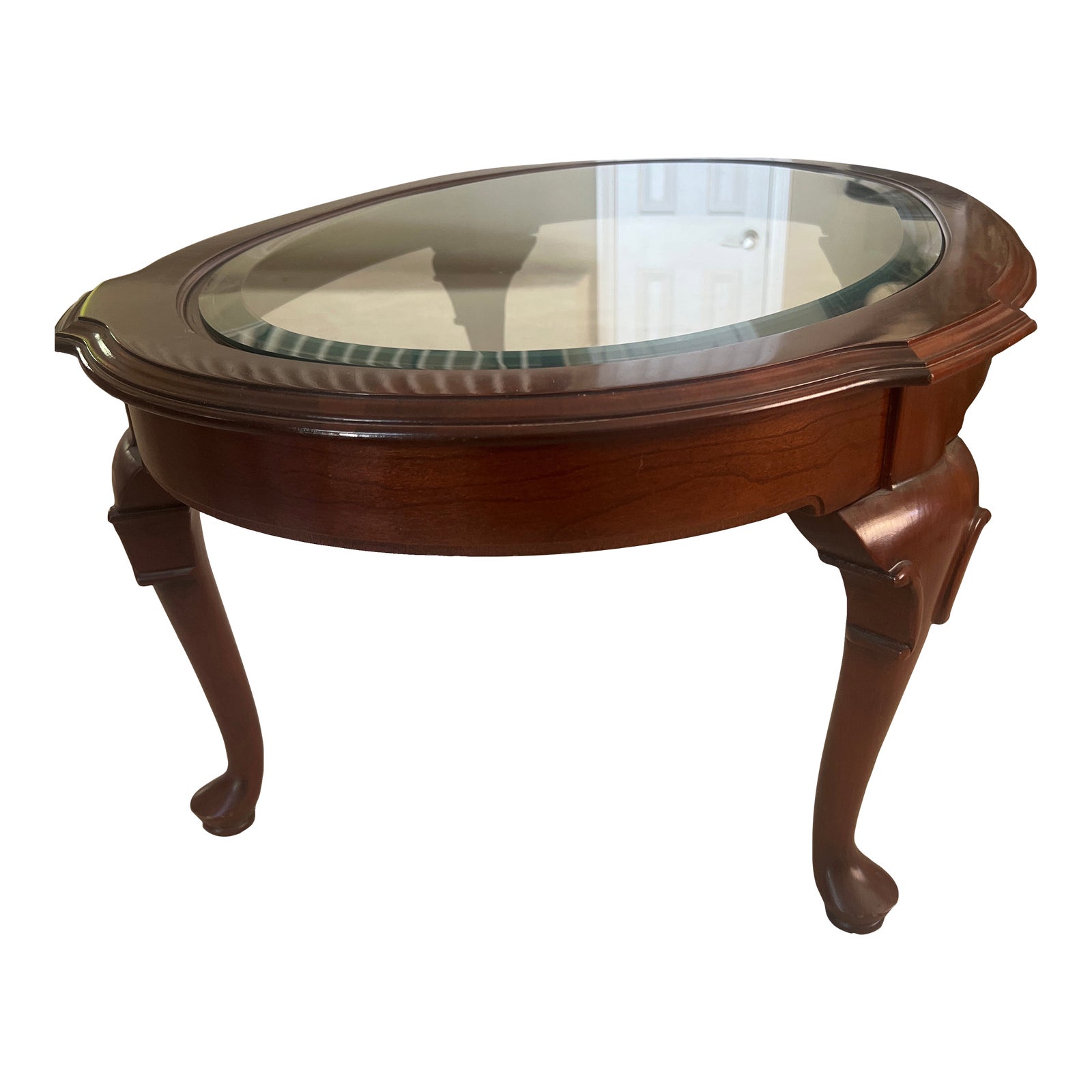1990s Vintage Georgian Court Coffee Table | Chairish