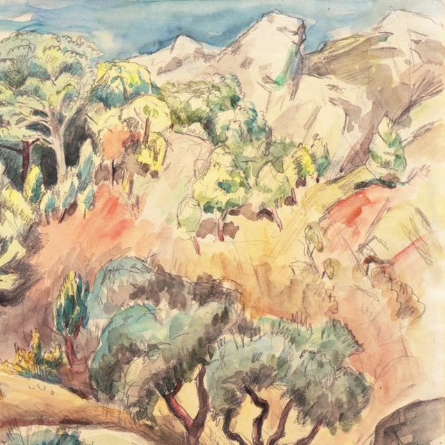 'Autumn in Maussane' by Martin Baer, 1930; Cote D'Azur, France, New ...