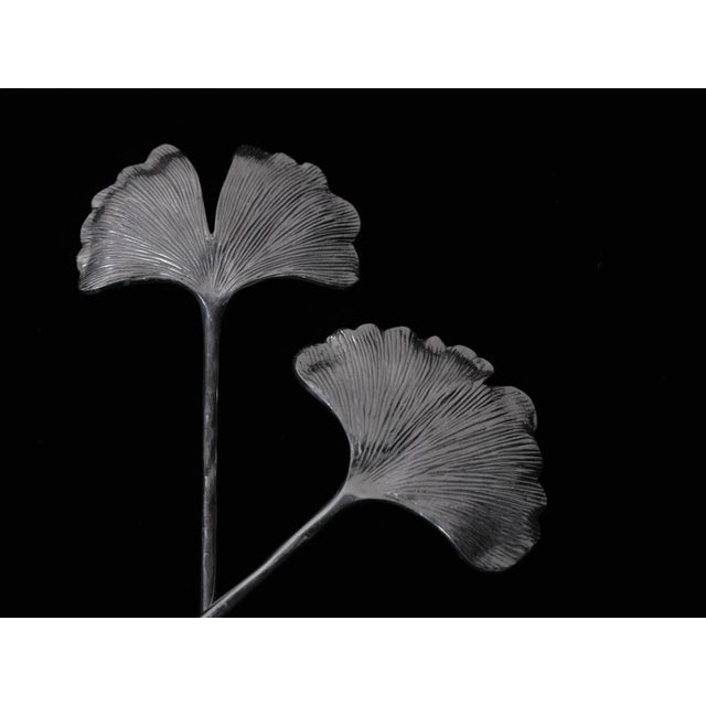 1990s Michael Aram Ginkgo Salad Servers - Set of 2 | Chairish