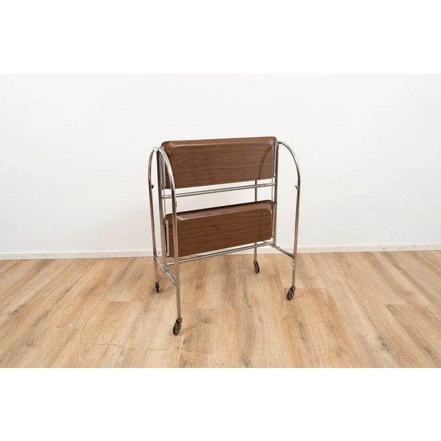 Foldable Serving Trolley by Bremshey & Co., 1960s | Chairish