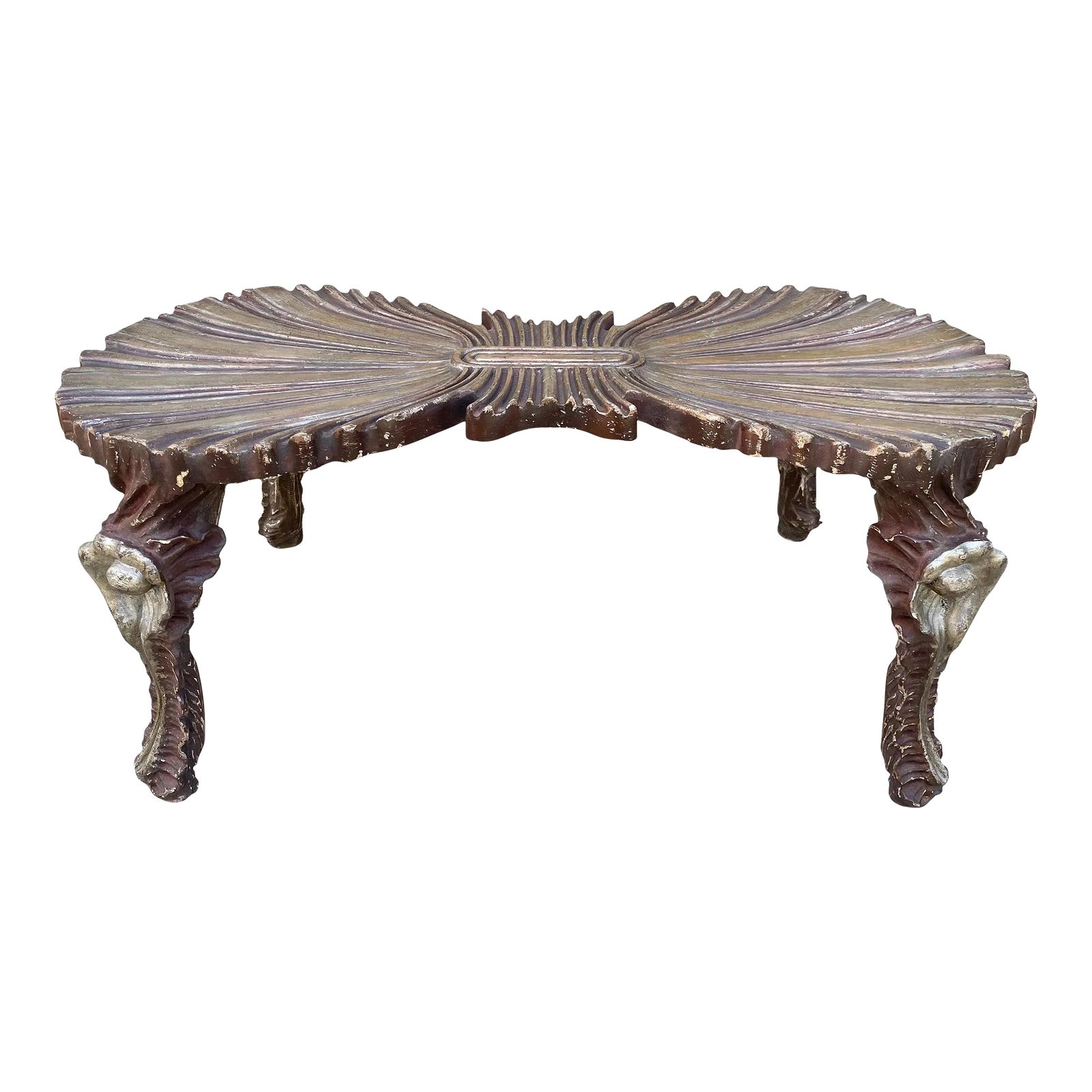 Venetian Grotto Style Bench | Chairish