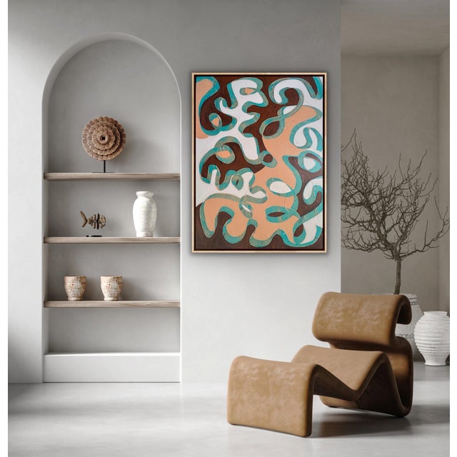 Contemporary Large Original Abstract Painting by Pamela Harmon | Chairish