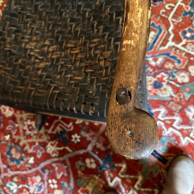 Antique 19th Century Ladder Back Shaker Rocker | Chairish