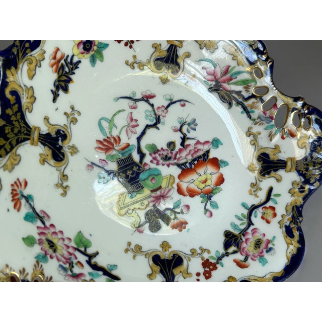 Antique Minton & Boyle China Hand Painted Gilt Dessert Plate Pattern ...