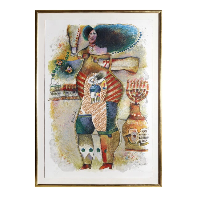 Rachel, Theo Tobiasse Lithograph | Chairish