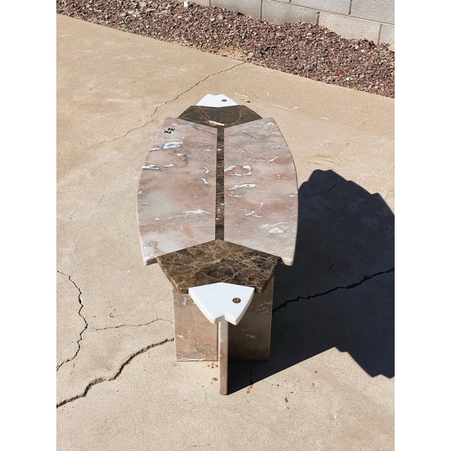 Unique Fish Shaped Marble Coffee Table, Mid Century | Chairish