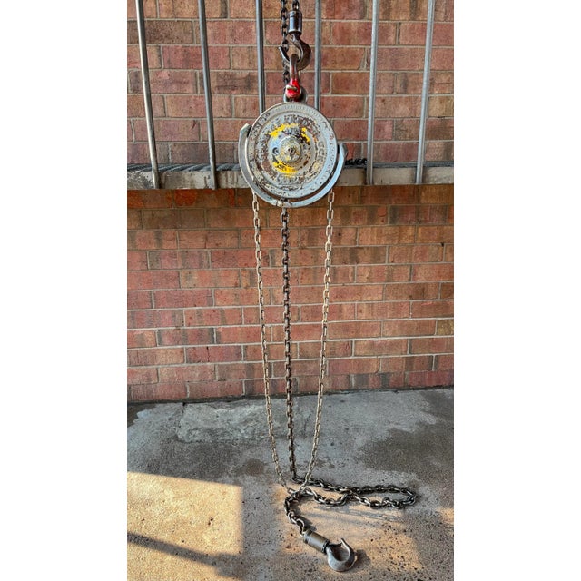 Denver Industrial Artifact 1 Ton Chain Fall (Hoist) Salvaged From Gates ...