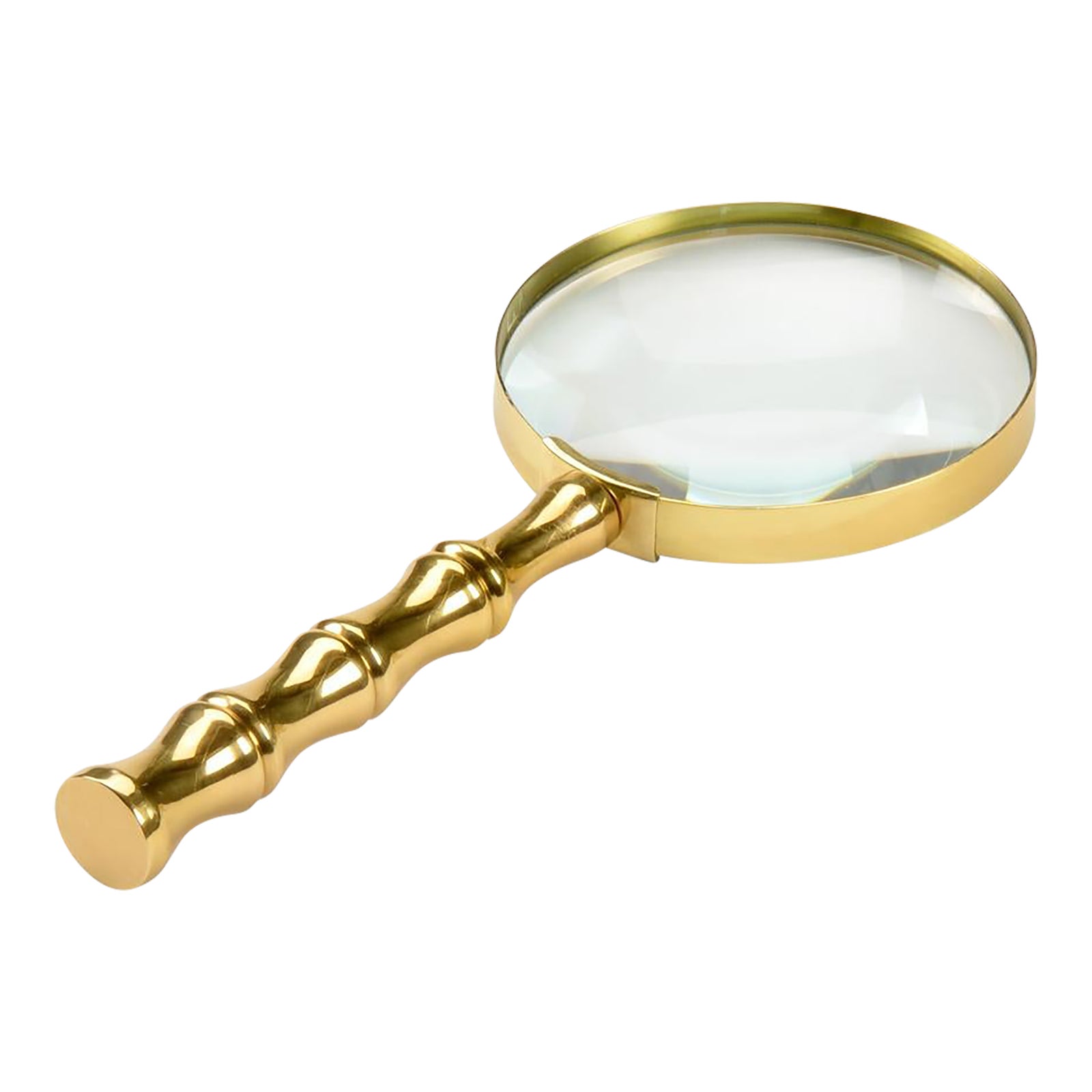 Bamboo Magnifier - Brass | Chairish