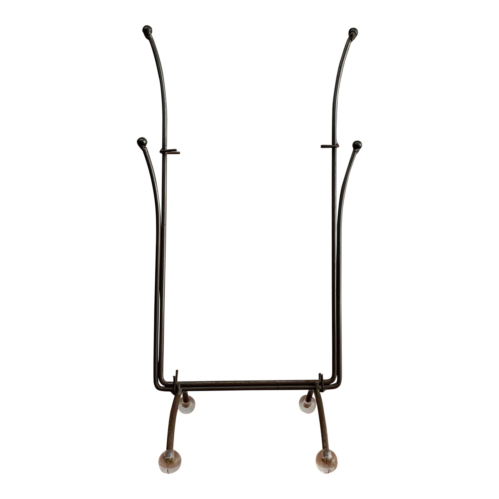 1990s Post Modern Metal Frame Holder | Chairish