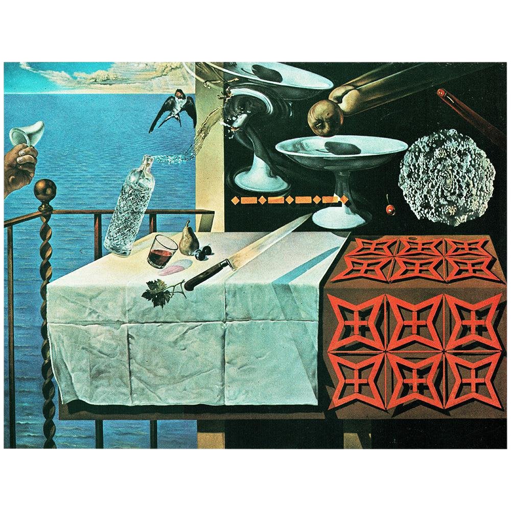 1957 Salvador Dalí Original "Nature Morte Vivante" Period Lithograph ...