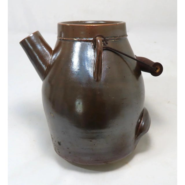 Antique American Primitive Stoneware Batter Jug Circa 1880s | Chairish