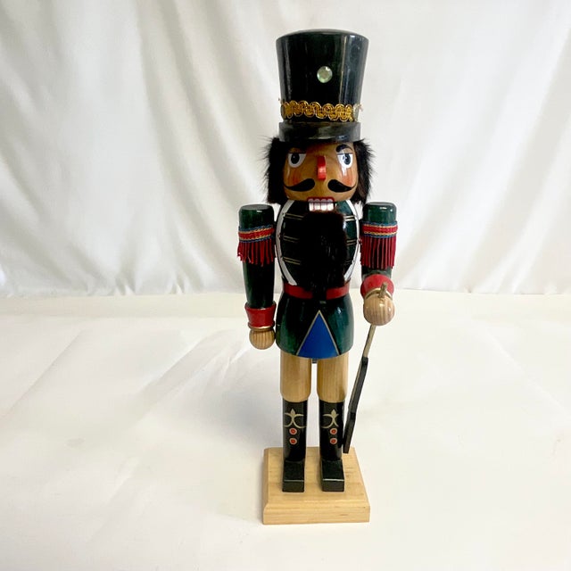 1970s Vintage German Sable Mink Fur Christmas Soldier Nutcracker | Chairish