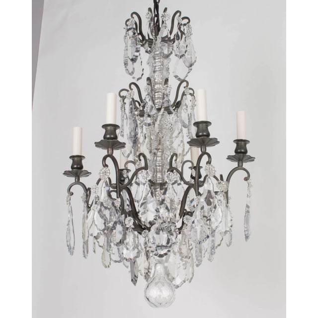French Louis XV Style Crystal Chandelier | Chairish