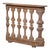19th Century French Carved Bleached Oak Balustrade Console Table | Chairish