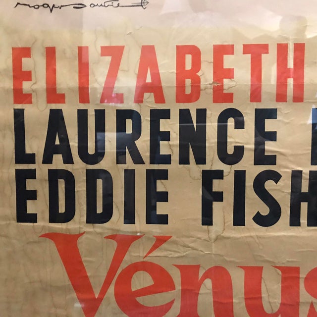 Original 1960 Full-Size Movie Theatre Poster for Venus Au Vison ...