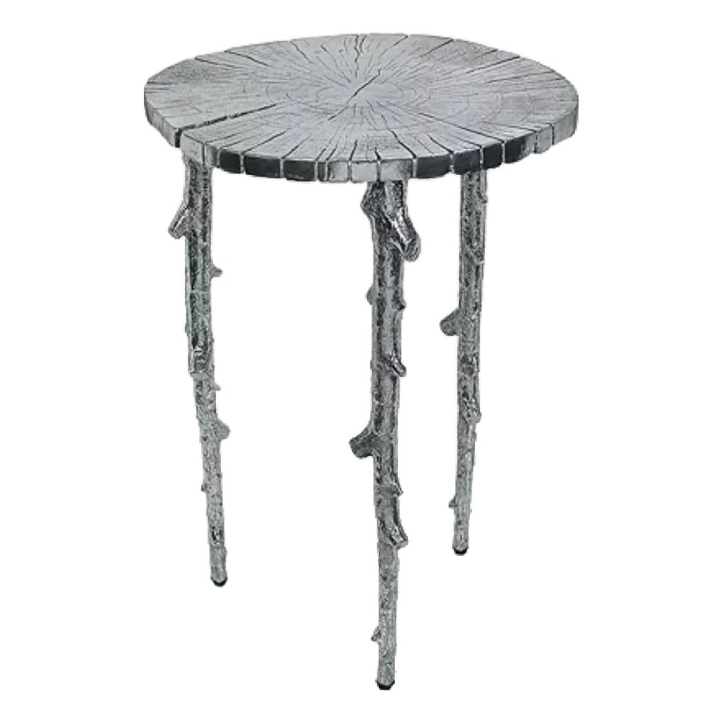 1990s Attributed to Michael Aram " Enchanted Forest Polished Side Yable ...