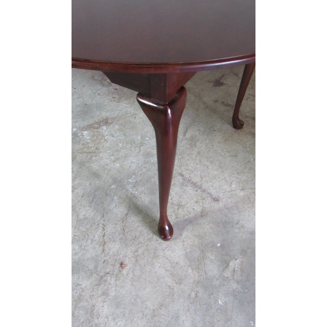 Harden Dining Room Table Cherry Queen Anne | Chairish