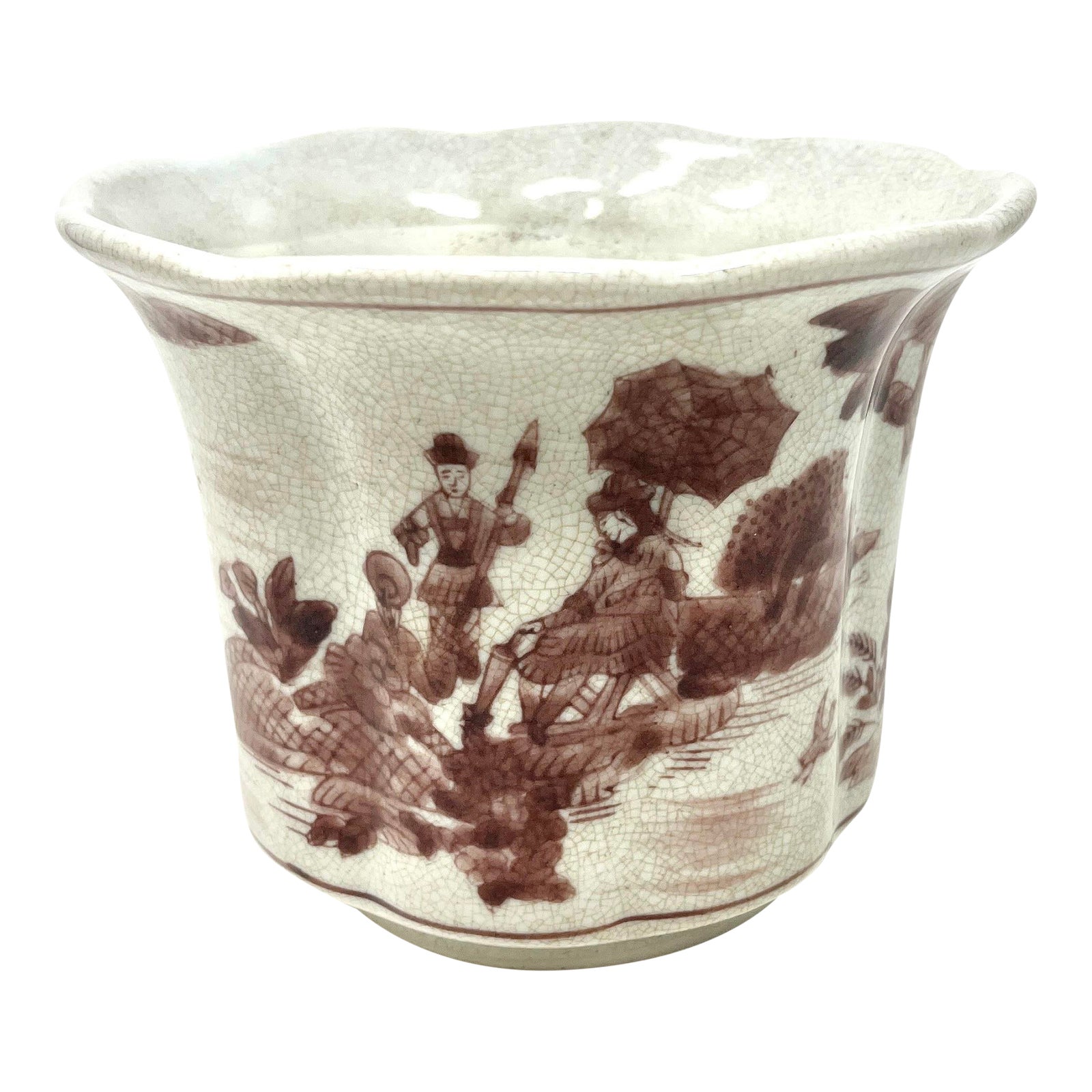 20th Century Chinoiserie Cachepot | Chairish