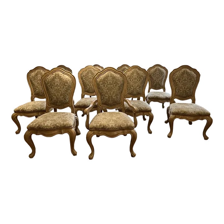Bernhardt Solano Dining Chairs, Set of 10 | Chairish