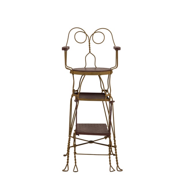 American Victorian Shoe Shine Chair | Chairish