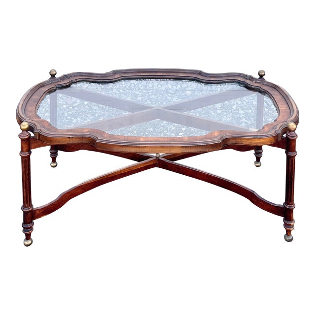 Brandt Furniture Hollywood Regency Coffee Table | Chairish