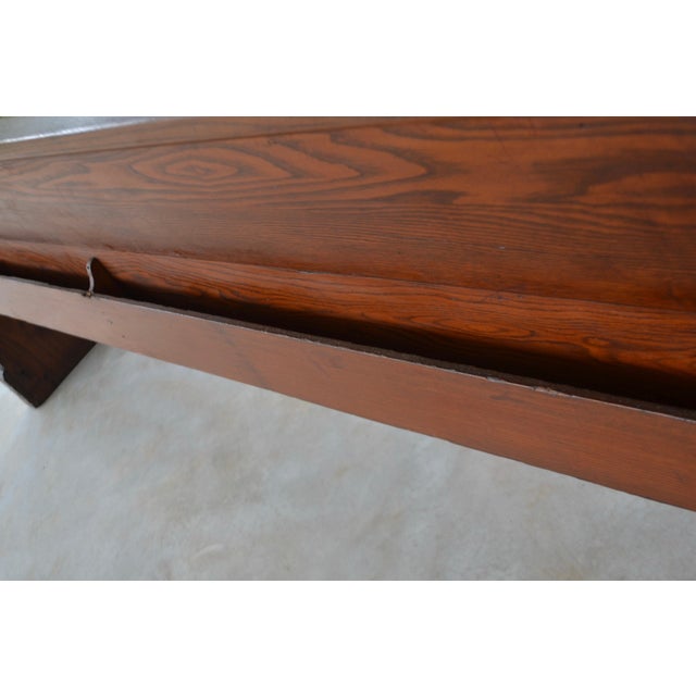 Early 20th Century Wooden Bench | Chairish