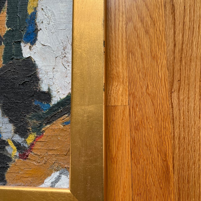 Original Midcentury Modern Painting by Artist Tipton | Chairish