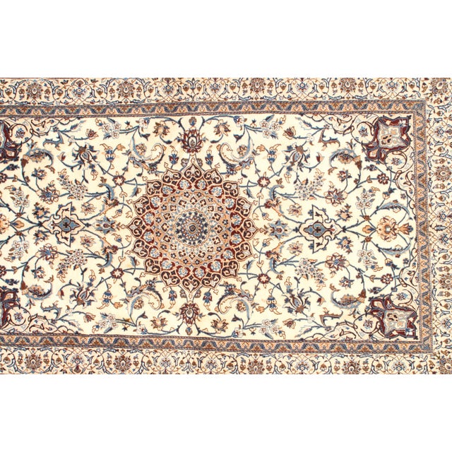 Vintage Genuine Nain Area Rug - 4′11″ × 8′3″ | Chairish