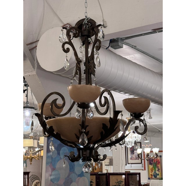 Fredrick Raymond Spanish Revival Grand Chandelier | Chairish