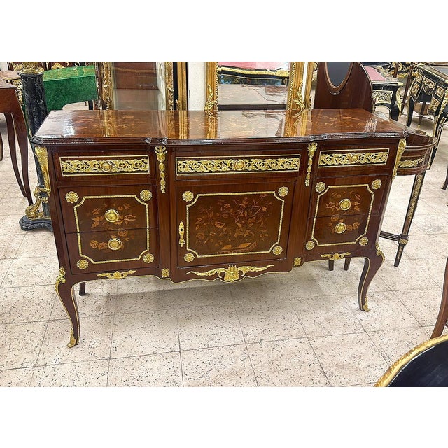 French Louis XVI Style Copper Commode With Bronze Details | Chairish