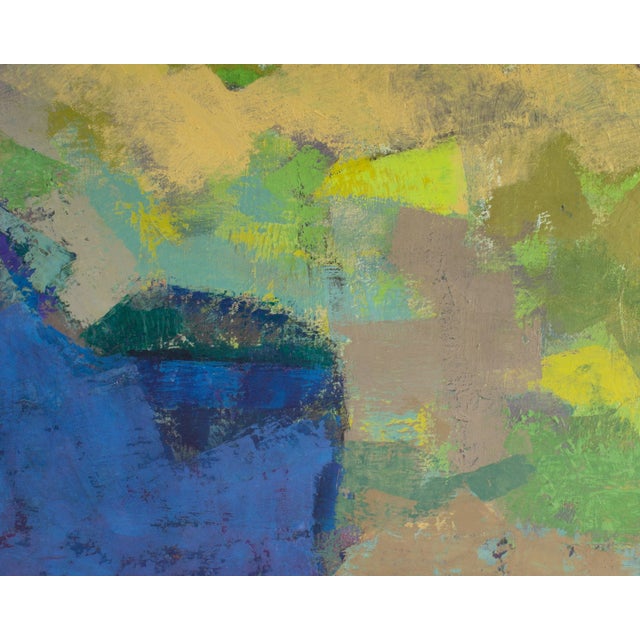 Abstract Oil on Canvas Painting Signed by Martin Friedman | Chairish