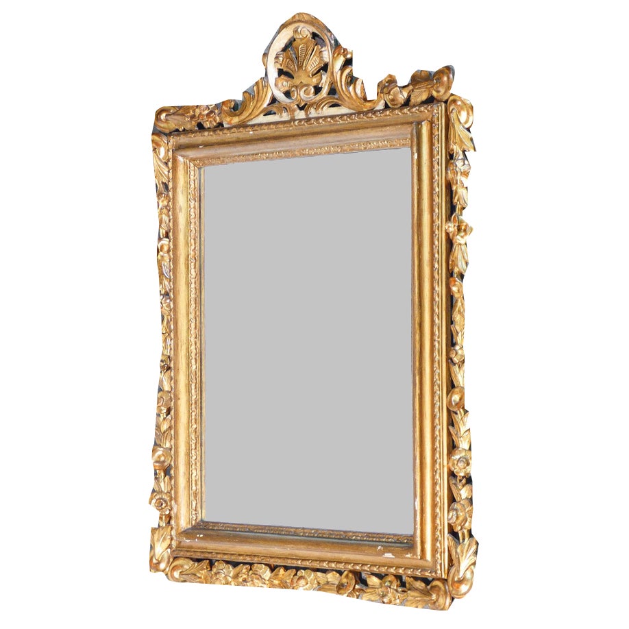Louis XV Mirror in Gilded Wood, 18th Century | Chairish