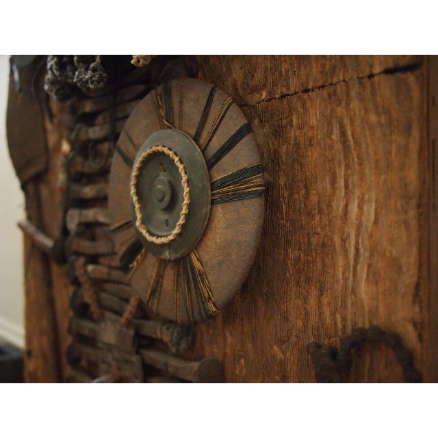 Vintage Large Tribal Brutalist Mid-Century Modern Outsider Folk Art ...