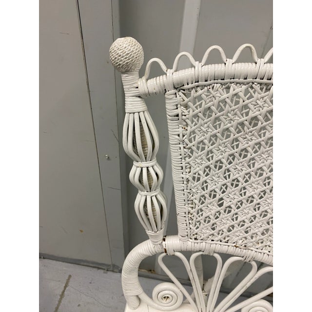 Wakefield Rattan Co. Victorian Wicker Chair, C. 1900 | Chairish