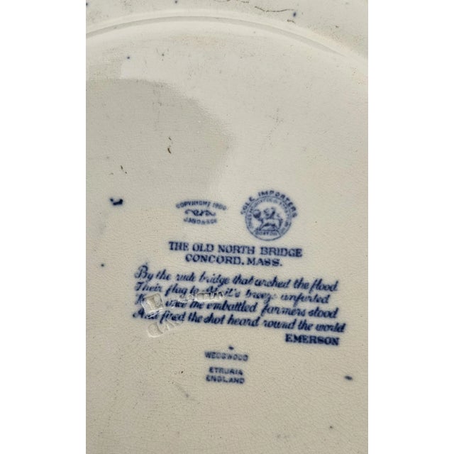 Wedgwood Massachusetts Historic Scenes Bluebell Plate - The Old North ...