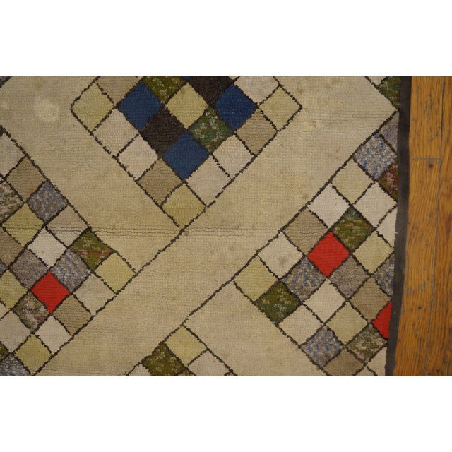 1930s American Hooked Rug ( 2'1" X 3'10"- 63.5 Cm X 116.8 Cm ) | Chairish