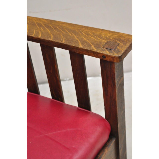 Early 1900s Mission Oak Arts & Crafts Stickley Jm Young Style Rocker ...